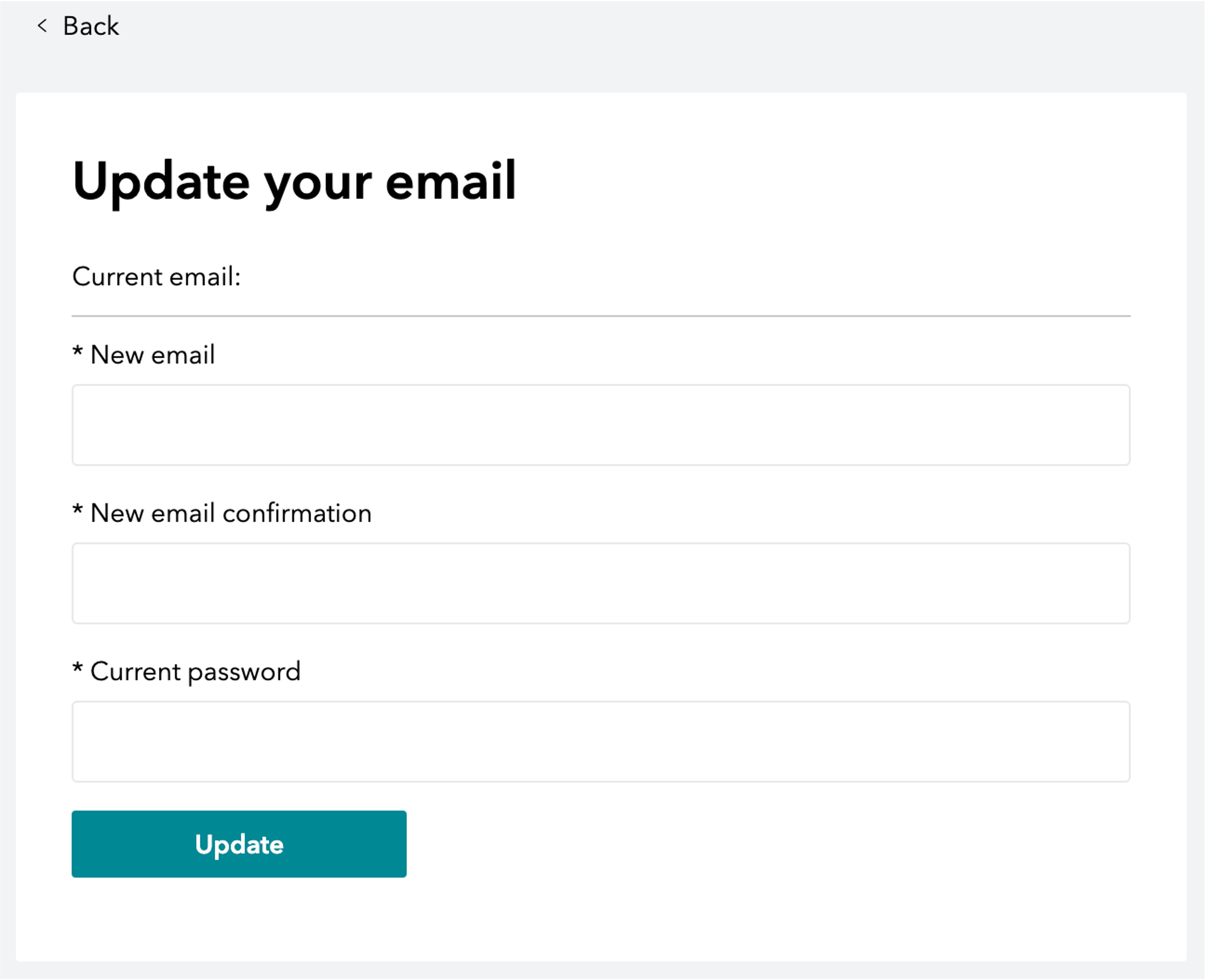 Update your email address – IAND
